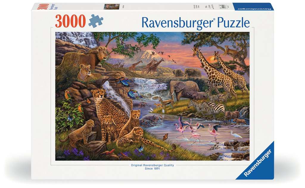 Animal Kingdom 3000pc Ravensburger Jigsaw Puzzle – Toy Corner