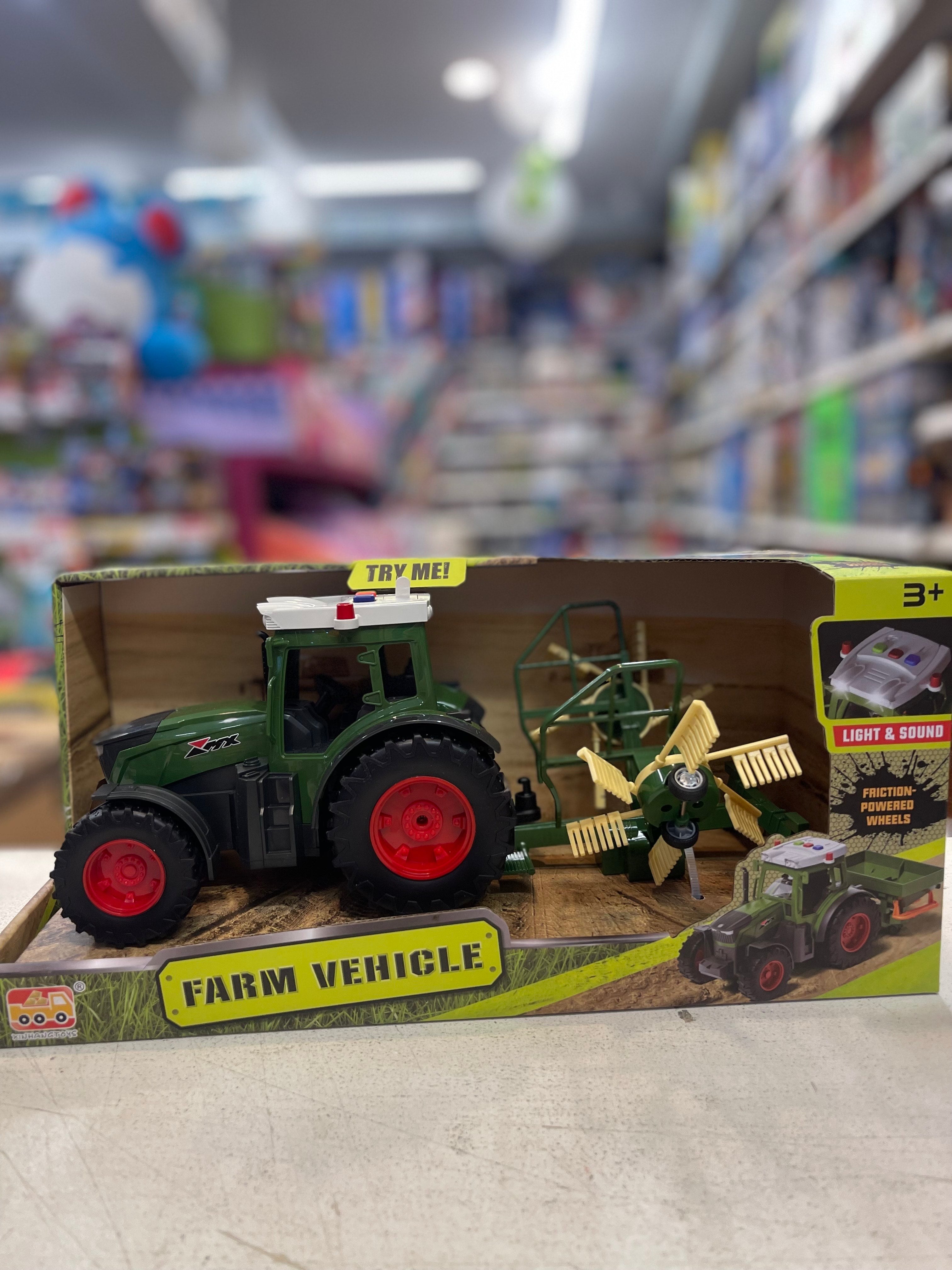 Friction Turner with Light & Sound & Hay Turner – Toy Corner