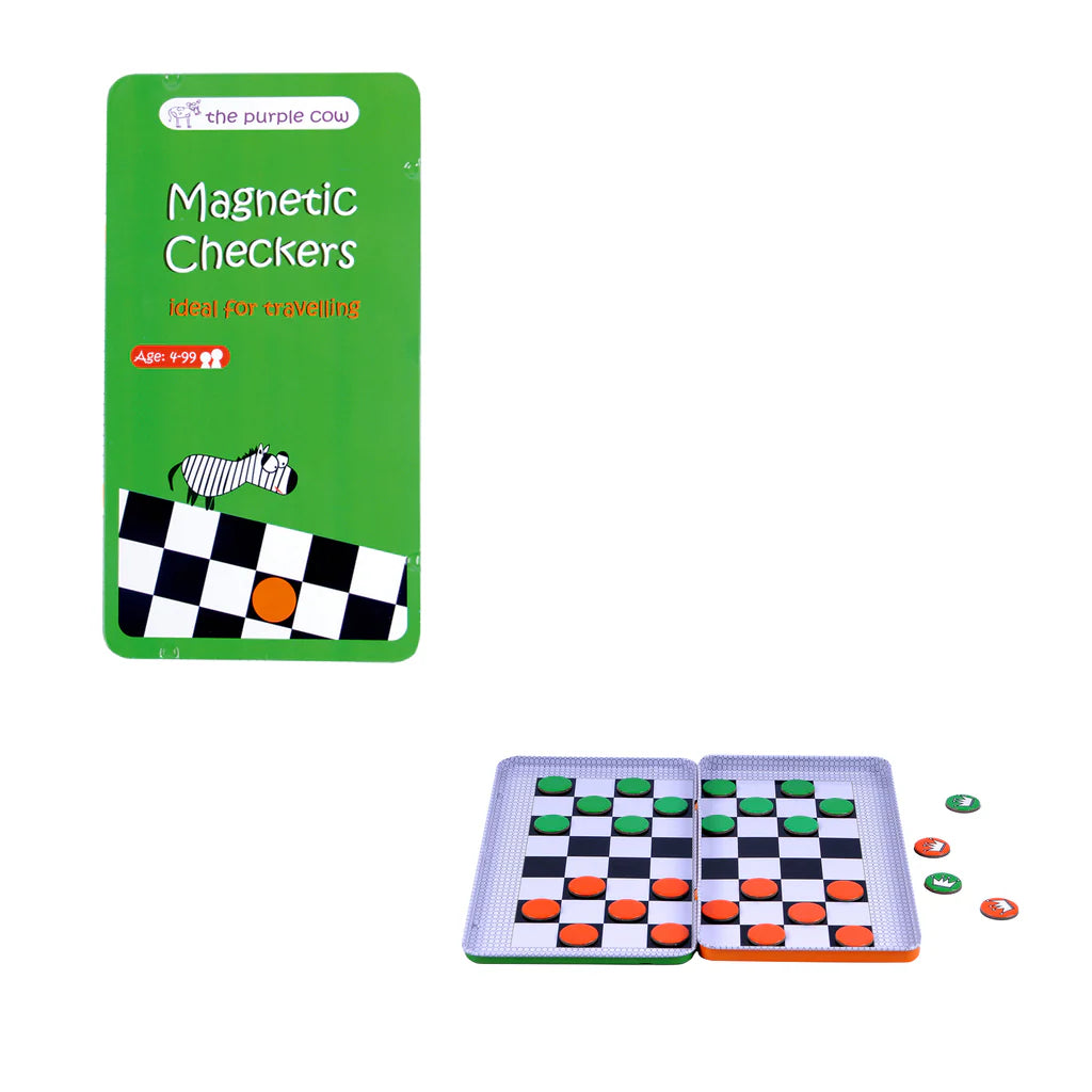 Checkers Magnetic Travel Game – Toy Corner