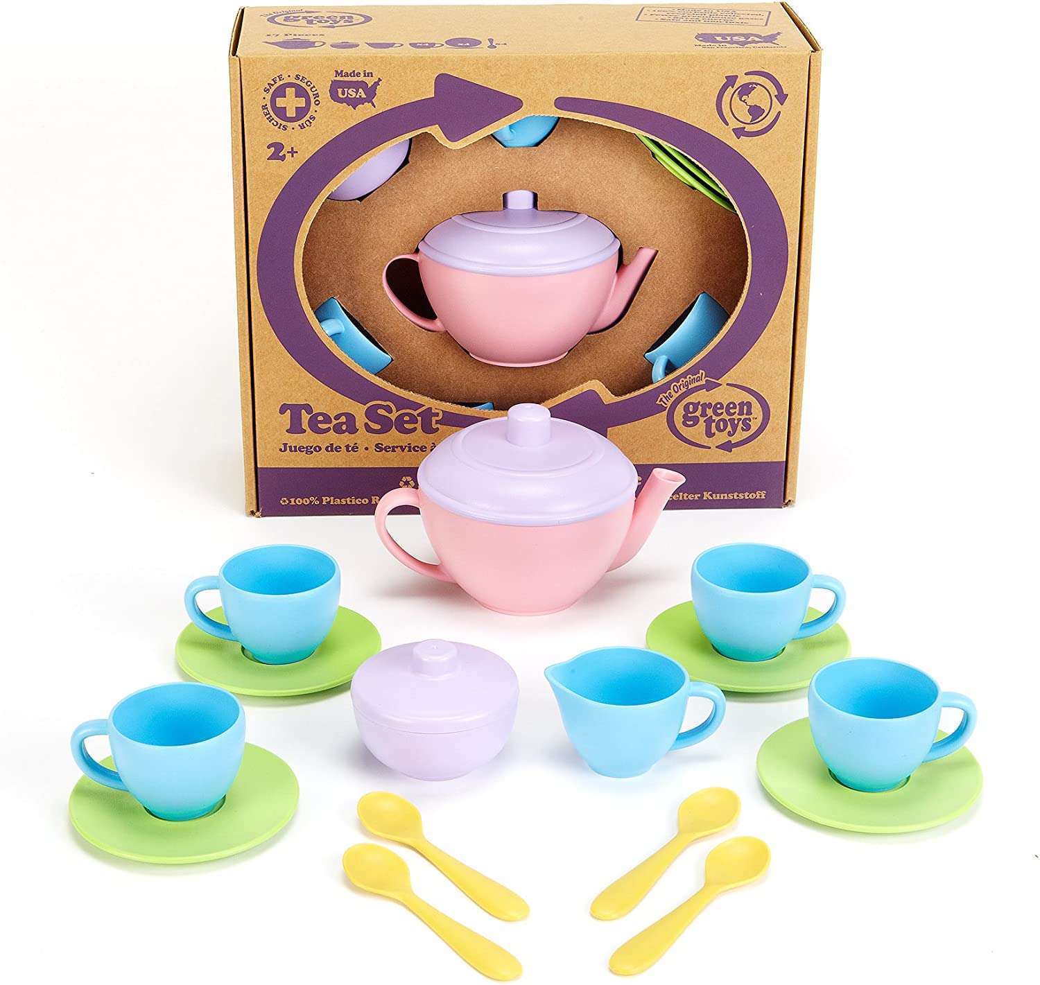 Green Toys Tea Set Pastel – Toy Corner